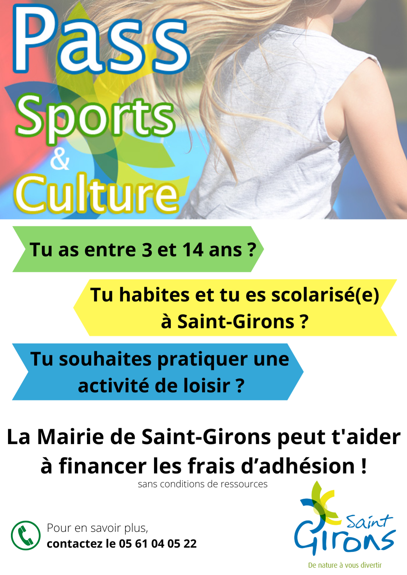 Pass Sports & Culture - Pour les enfants âgés entre 3 et 14 ans - Ville ...
